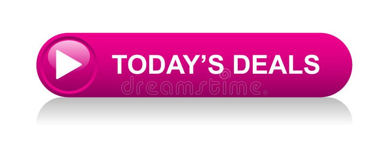 Today S Deals Icon Web Button Stock Illustration - Illustration of icon ...