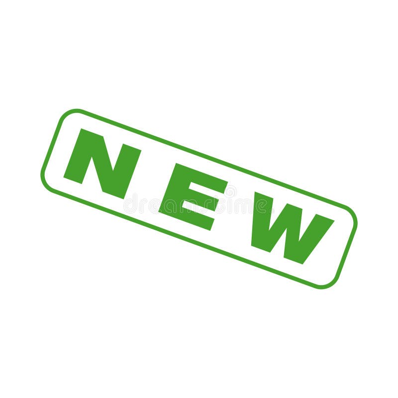 New Letter Rubber Stamp Template Design Stock Vector - Illustration of ...