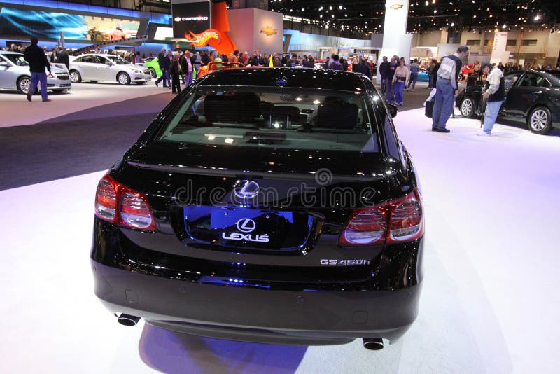 New Lexus GS 450h editorial stock image. Image of exhibition - 18470144