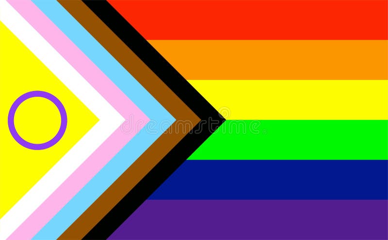 New LGBTQ flag stock vector. Illustration of movement - 225252362