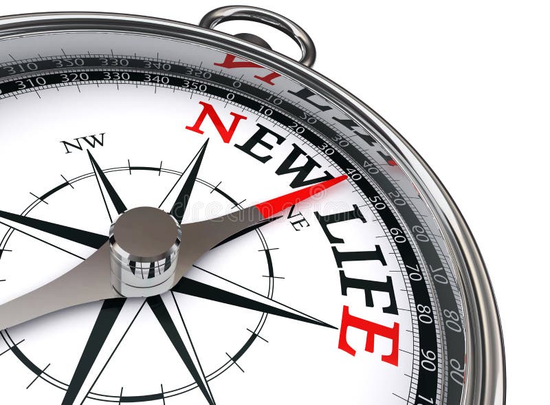 Future Direction Conceptual Compass Stock Illustration - Illustration ...