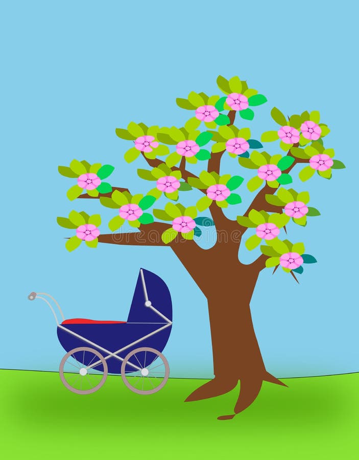 New life in Spring stock illustration. Illustration of season - 35281997