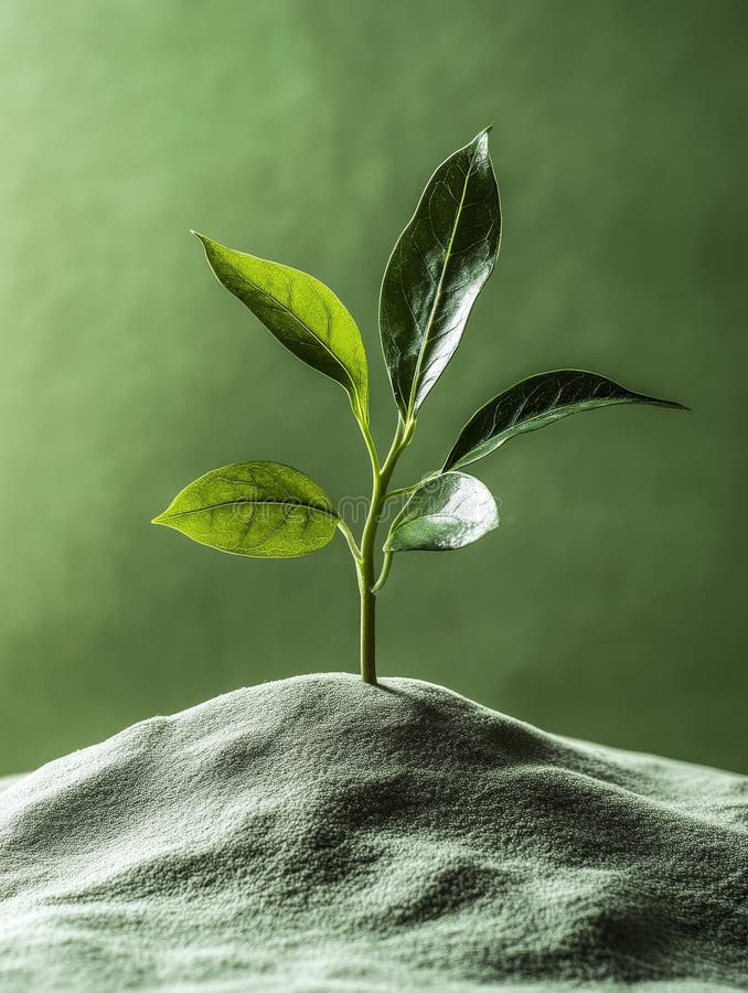 New Life Sprouting Growth Nature Hope Beginning Environment a Tiny ...