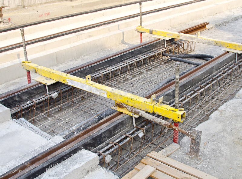 New Light Rail Rapid Transportation System Stock Photo - Image of front ...