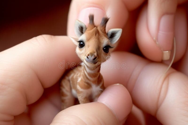 A New Little Baby Giraffe Came into the World Stock Photo - Image of ...