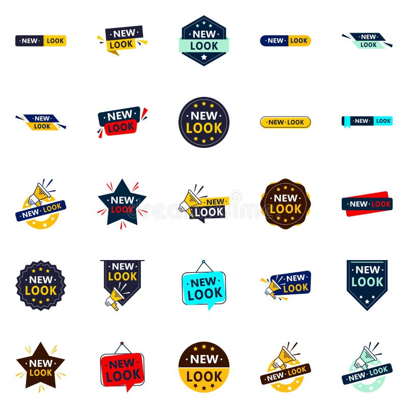 New Look 25 Highquality Vector Designs To Refresh Your Brand Image ...