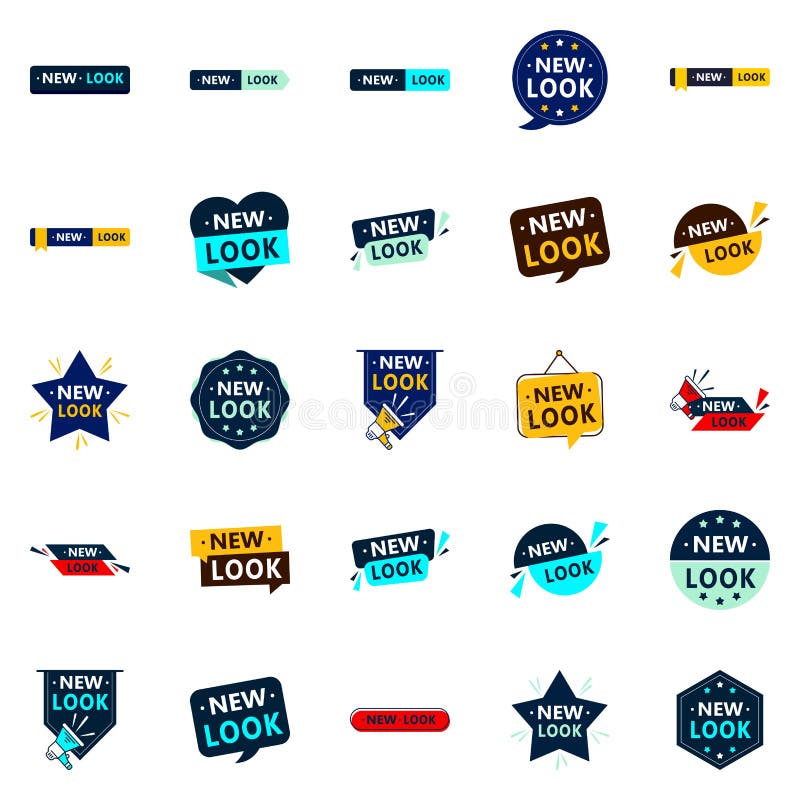 New Look 25 Highquality Vector Designs To Refresh Your Brand Image ...