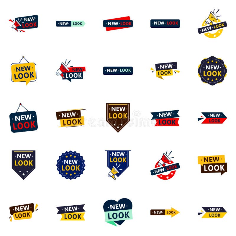 New Look 25 Highquality Vector Designs To Refresh Your Brand Image ...