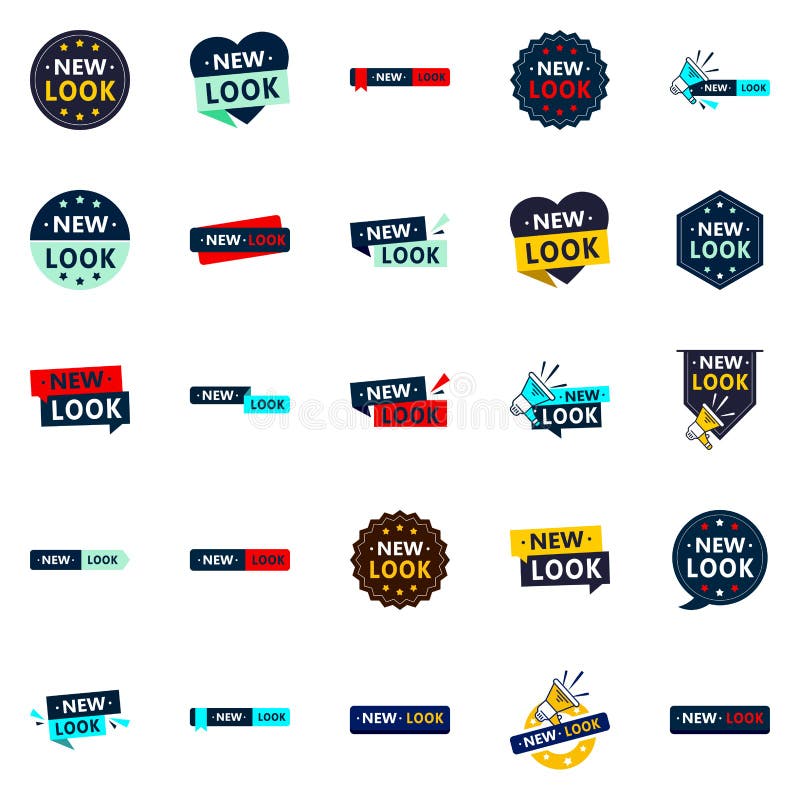 New Look 25 Innovative Vector Designs To Revamp Your Brand Image Stock ...