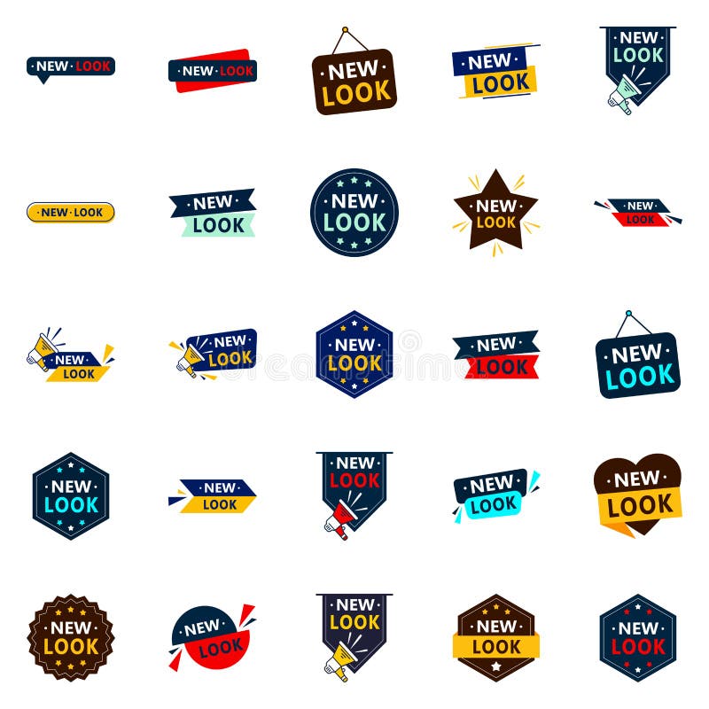 New Look 25 Innovative Vector Designs To Revamp Your Brand Image Stock ...