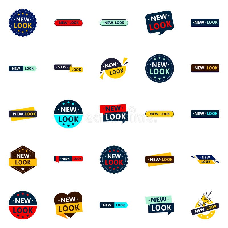 New Look 25 Innovative Vector Images for a Fresh Rebrand Stock Vector ...