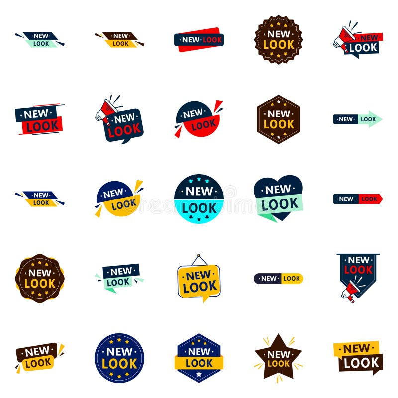 New Look 25 Versatile Vector Elements for a New Brand Direction Stock ...