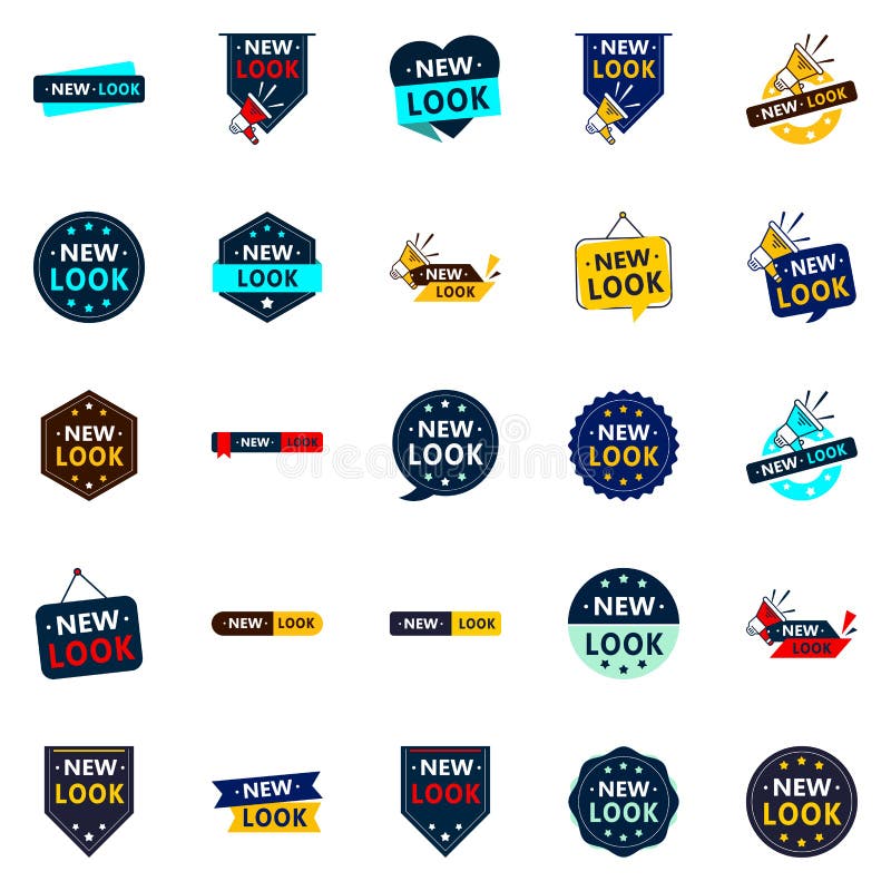 New Look 25 Versatile Vector Elements for a New Brand Direction Stock ...