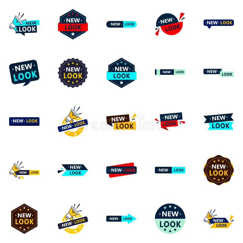 New Look 25 Versatile Vector Elements for a New Brand Direction Stock ...