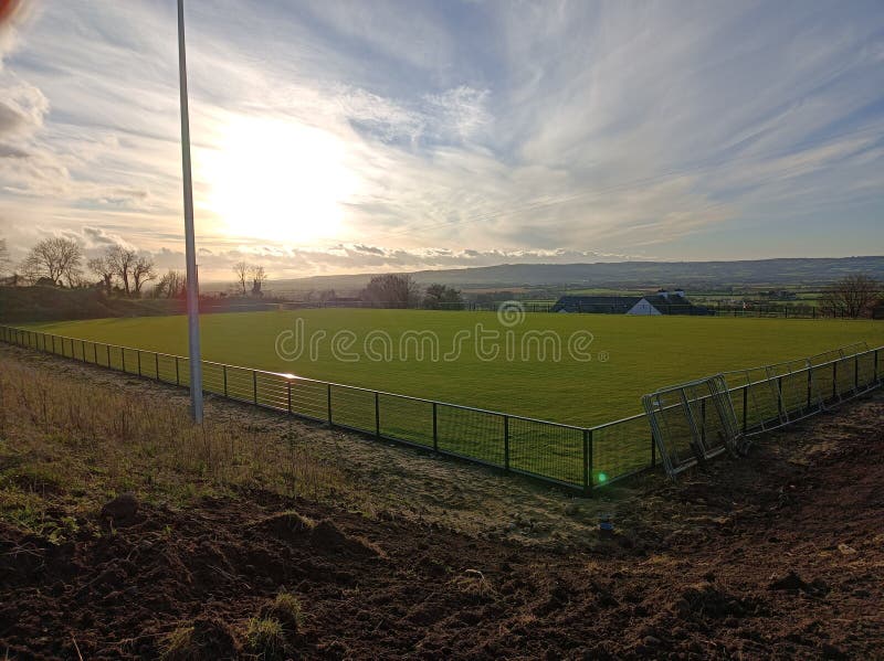 New Lovely Local Soccer Pitch Stock Image - Image of lovely, local ...
