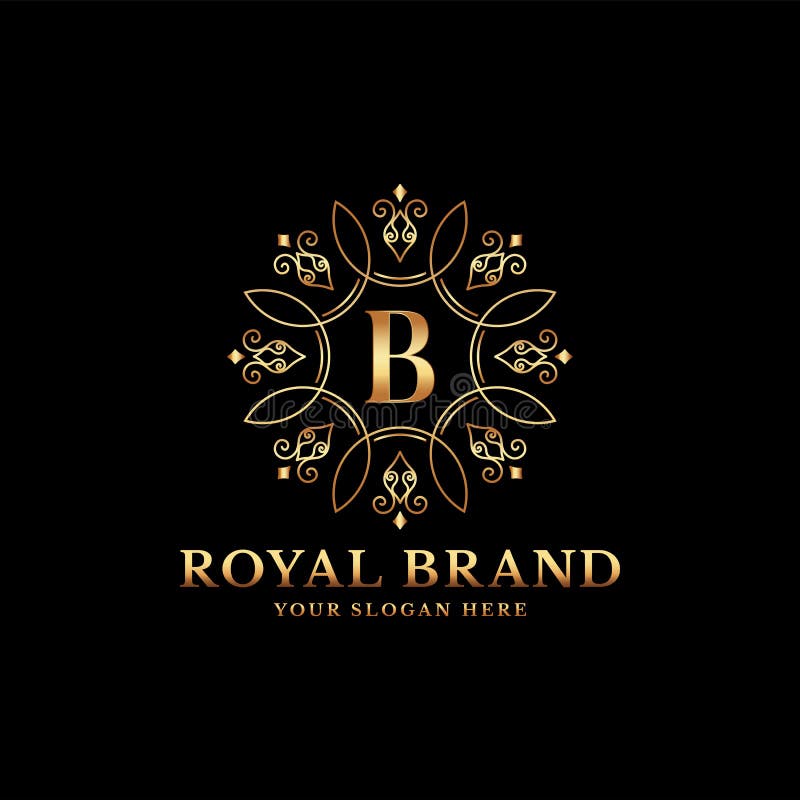 New Luxury Letter B Monogram Vector Logo Design Stock Vector ...