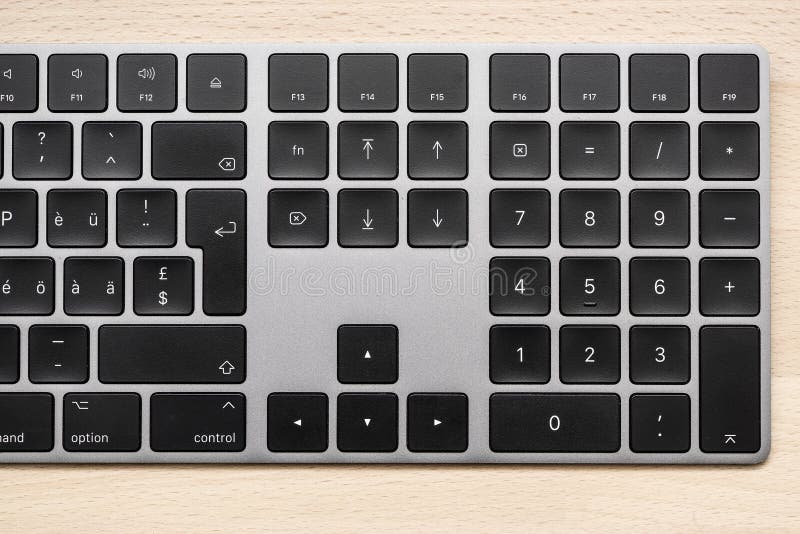 Numeric Keypad and Function Keys Stock Photo - Image of delete ...