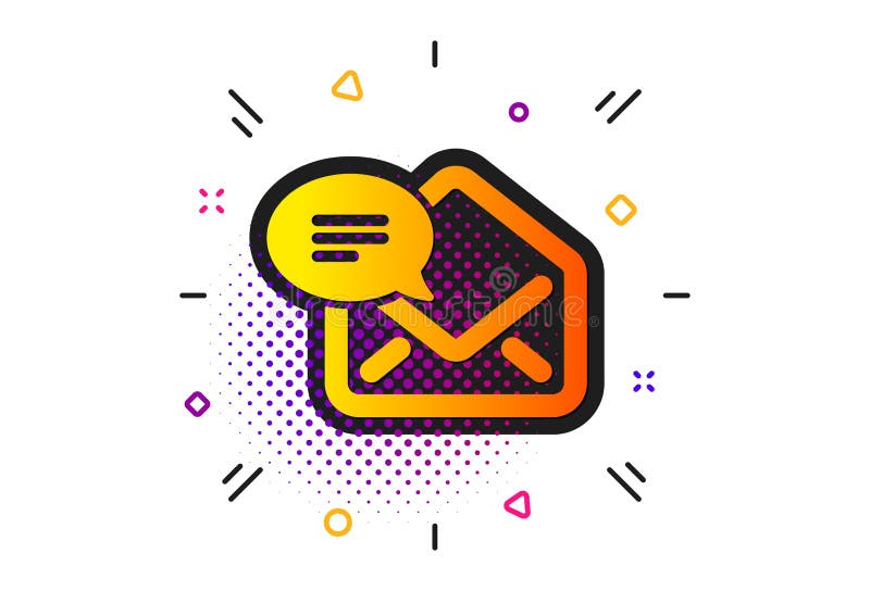 New Mail Icon. Message Correspondence Sign. Vector Stock Vector ...