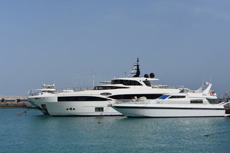 New Marina Harbor, in Hurghada. Editorial Photography - Image of ...