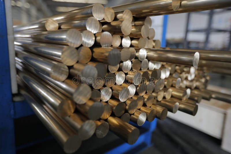 Copper Wire, Copper Tube, Copper Industrial Cutting Surface Stock Photo ...