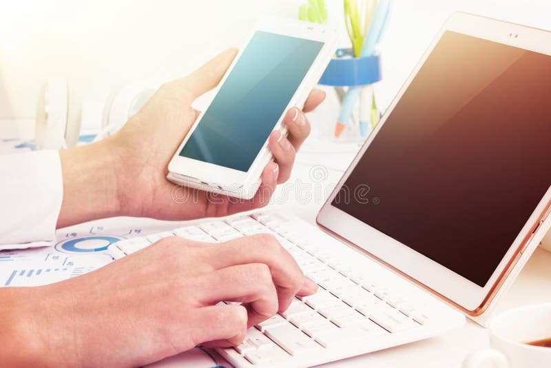 New media technologies stock image. Image of tablet, computer - 90876775