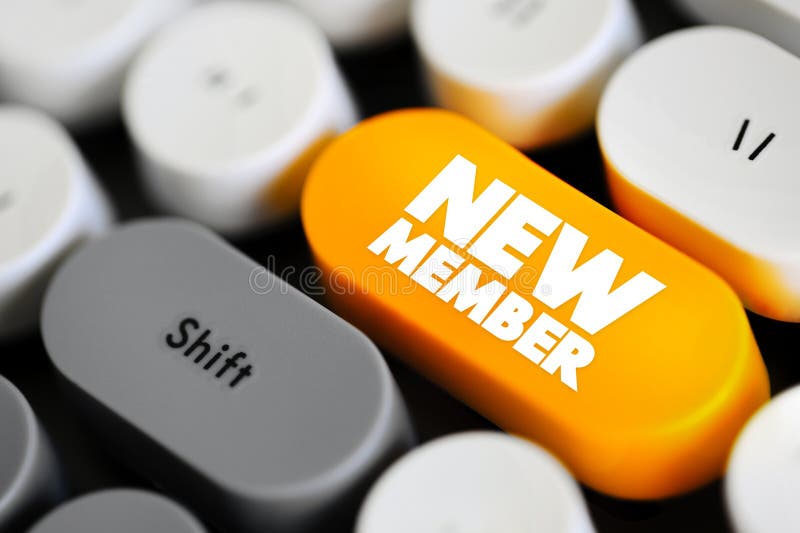 New Member - a Person Who Has Recently Joined a Group, Organization ...