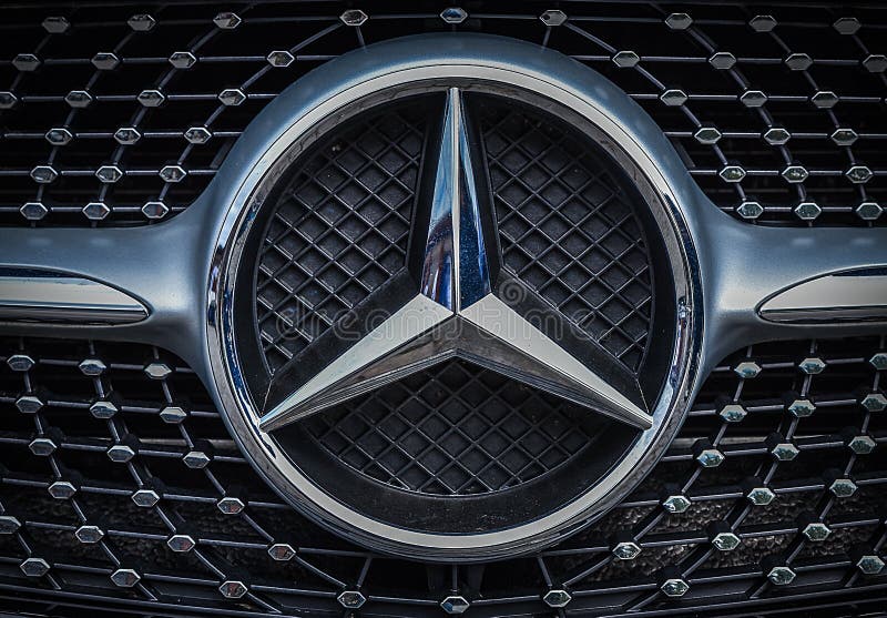 New mercedes logo editorial stock photo. Image of branding - 91680738