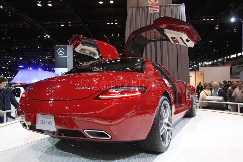 New Mercedes SLS AMG editorial stock image. Image of mercedes - 18470344