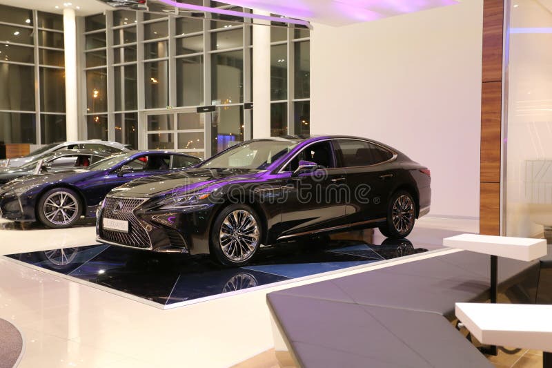 New metallic black LEXUS editorial stock photo. Image of lexus - 156589798