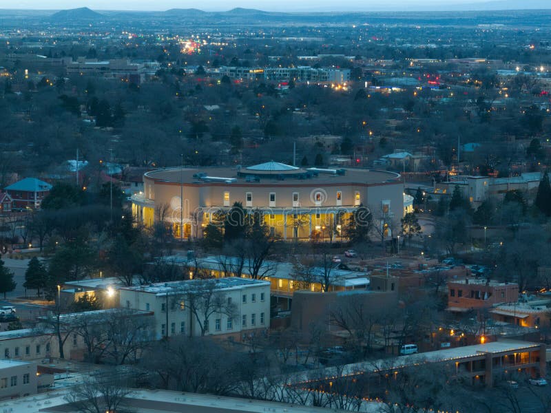 New Mexico Capitol Building Stock Photo - Image of mexico, structure ...