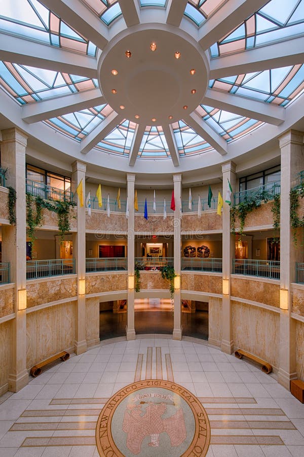 New Mexico State Capitol Building Stock Photo - Image of indoors ...