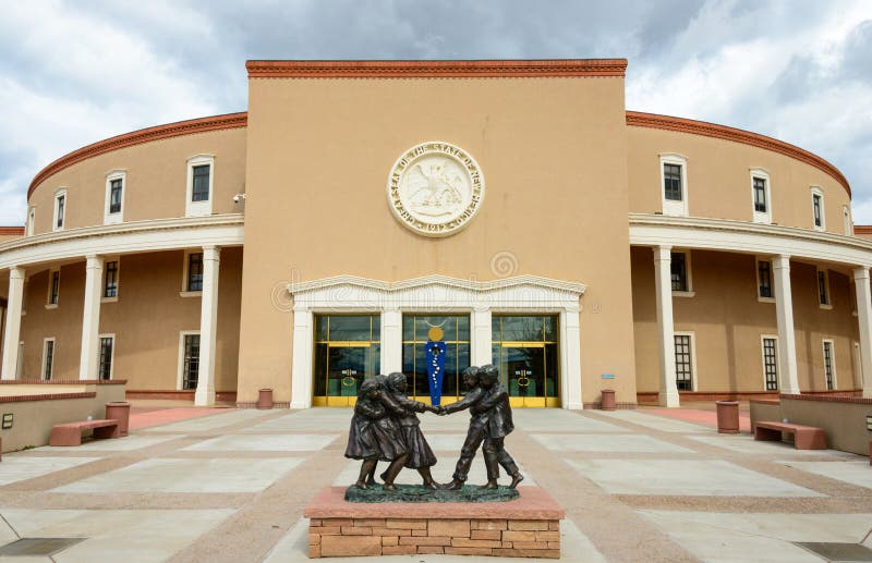 New Mexico State Capitol stock photo. Image of roundhouse - 65043902