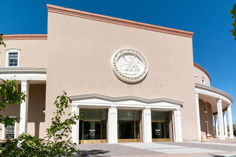 New Mexico State Capitol, Santa Fe Stock Photo - Image of government ...