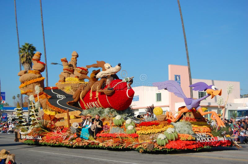 New Mexico State Parade Float Editorial Stock Photo - Image of rose ...