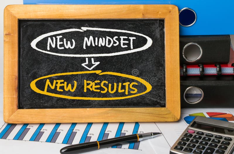 New Mindset New Results Concept Stock Image - Image of mindset ...