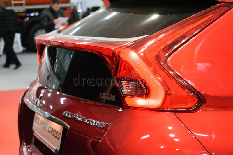 New Mitsubishi Eclipse Cross Editorial Stock Photo - Image of motorshow ...