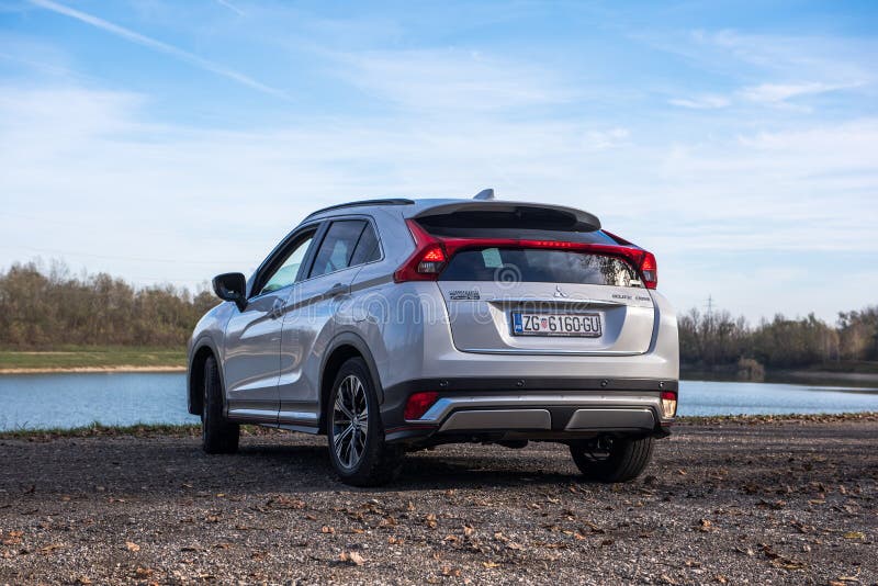 New 2018 Mitsubishi Eclipse Cross in White Colour with Lake in ...