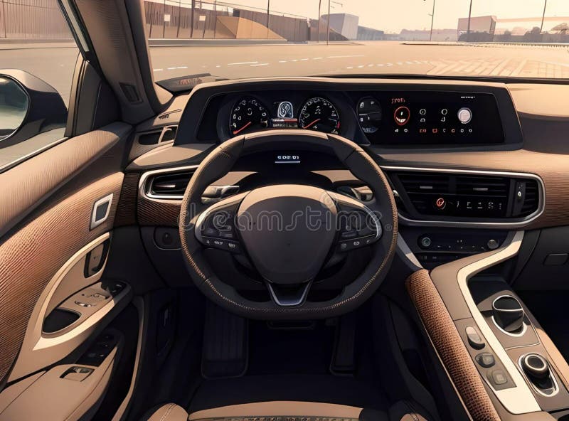 New Mobility Style Electric Car Dash Stock Illustration - Illustration ...