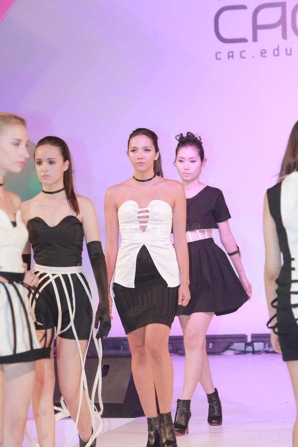 New Model on Fashion Show, Catwalk Show 10 Aug 2013 Editorial Stock ...