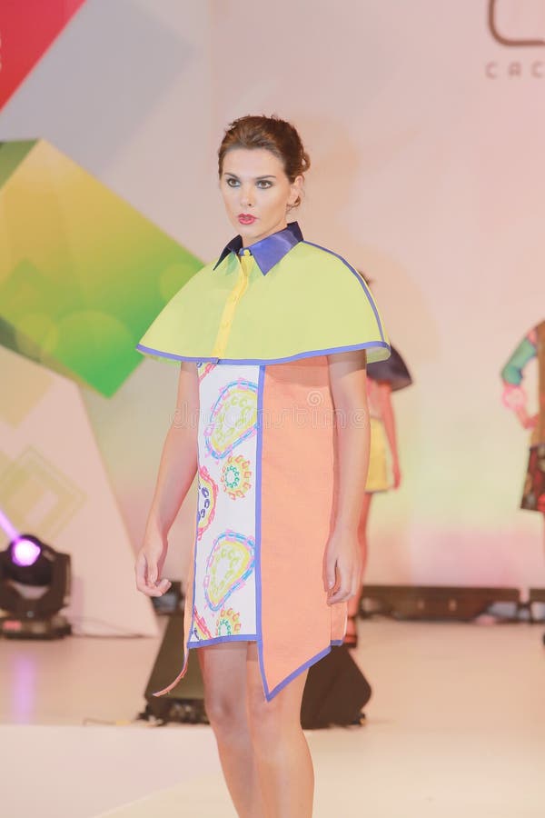 New Model on Fashion Show, Catwalk Show 10 Aug 2013 Editorial Stock ...