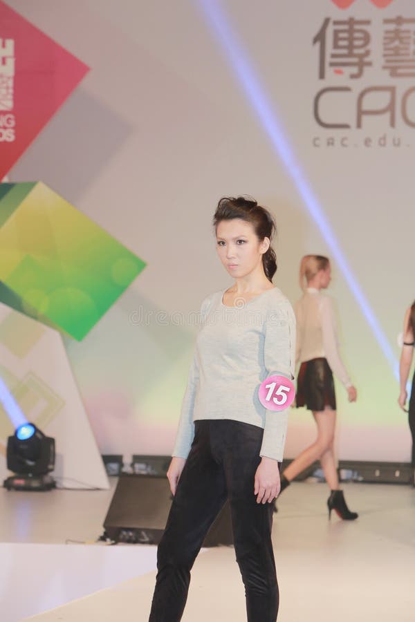 New Model on Fashion Show, Catwalk Show 10 Aug 2013 Editorial Stock ...