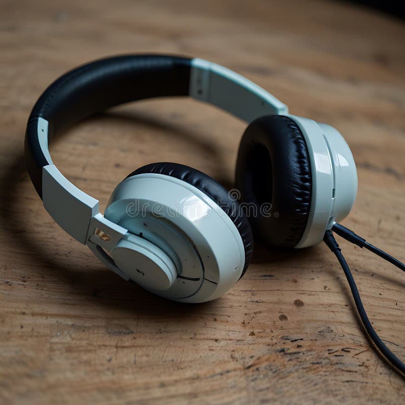 New Model Headphone Use Ear Song Stock Image - Image of outdoors ...