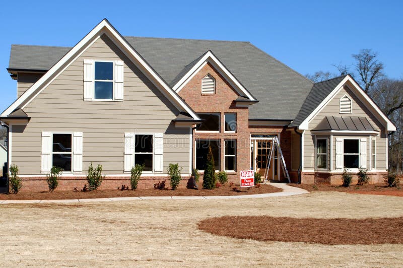 New Model Home stock photo. Image of open, residence, home - 2015152