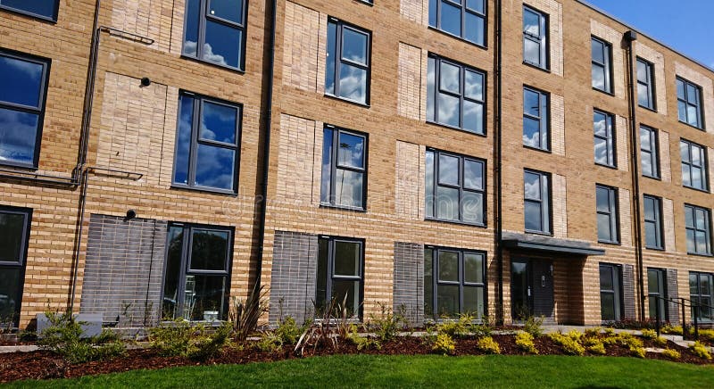 Apartment Block stock image. Image of view, apartment - 139629675