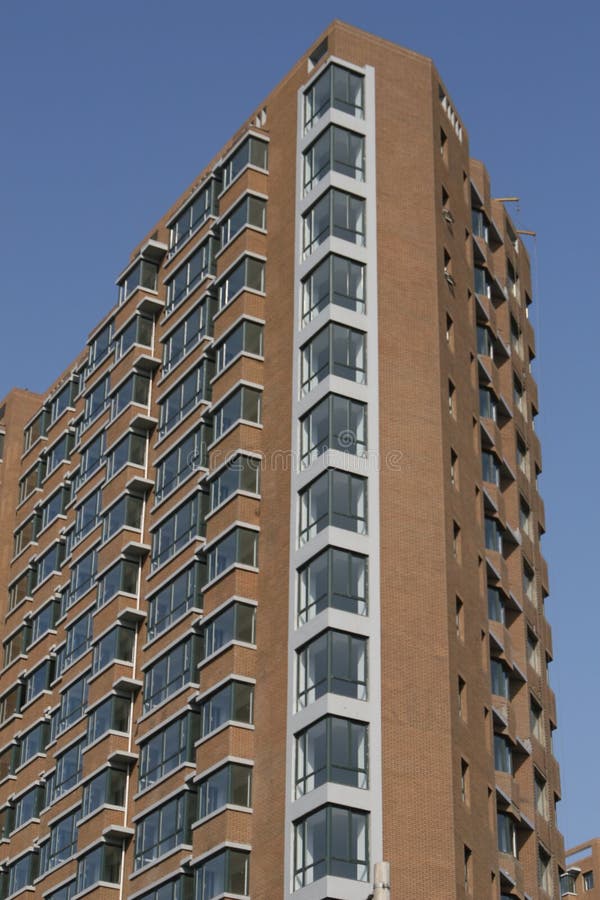 New Modern Apartment Building Stock Photo - Image of color, exterior ...