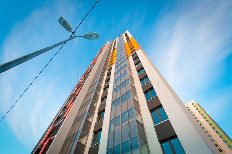 New modern architecture stock photo. Image of comfortable - 71680360