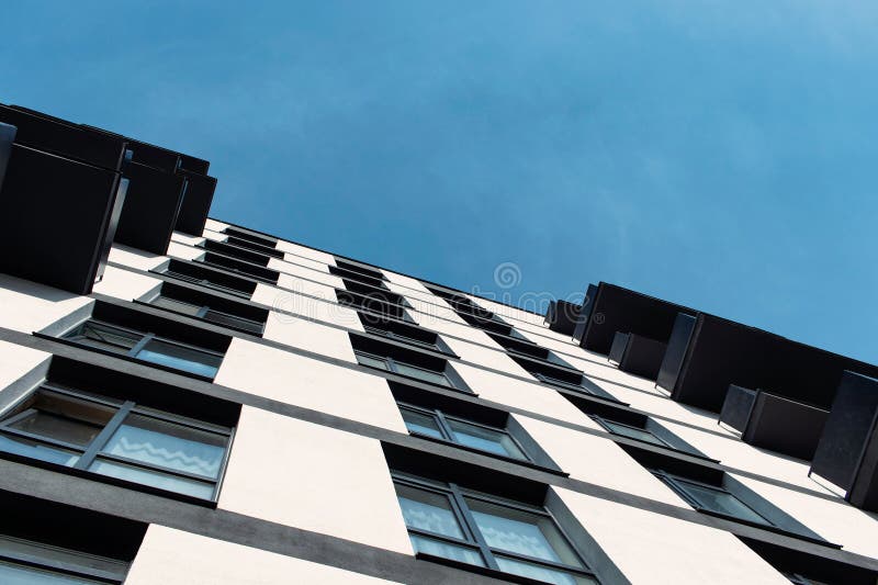 New modern building. stock image. Image of residential - 275723313