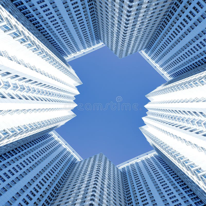 New Modern Building Skyscrapers of Business Stock Photo - Image of ...
