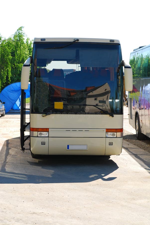 New modern bus stock image. Image of charter, business - 20007169