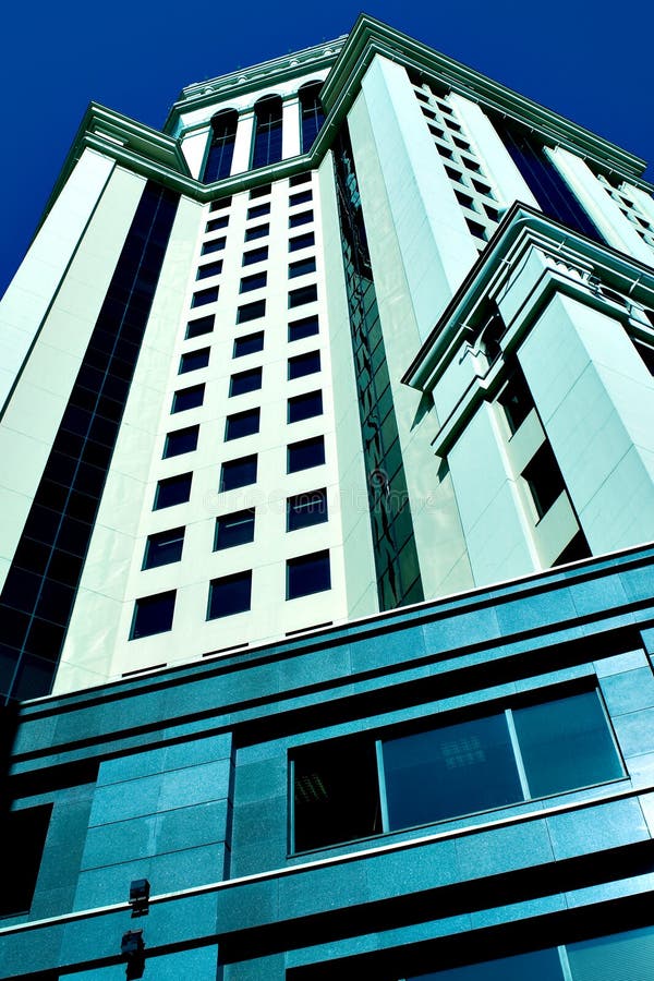 New Modern Business Building Stock Photo - Image of night, estate: 10968836